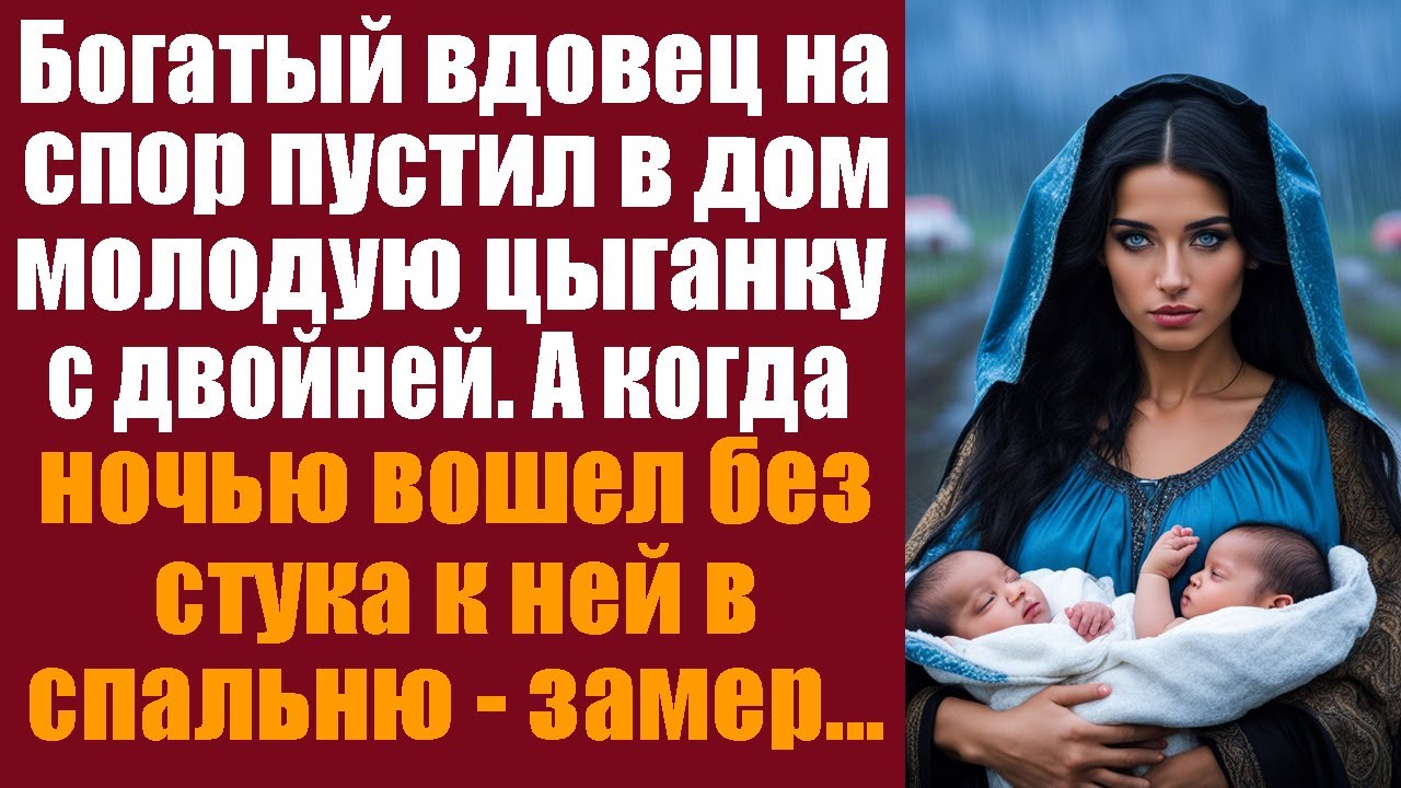 Богатый вдовец на спор пустил в дом молодую цыганку с двойней на руках