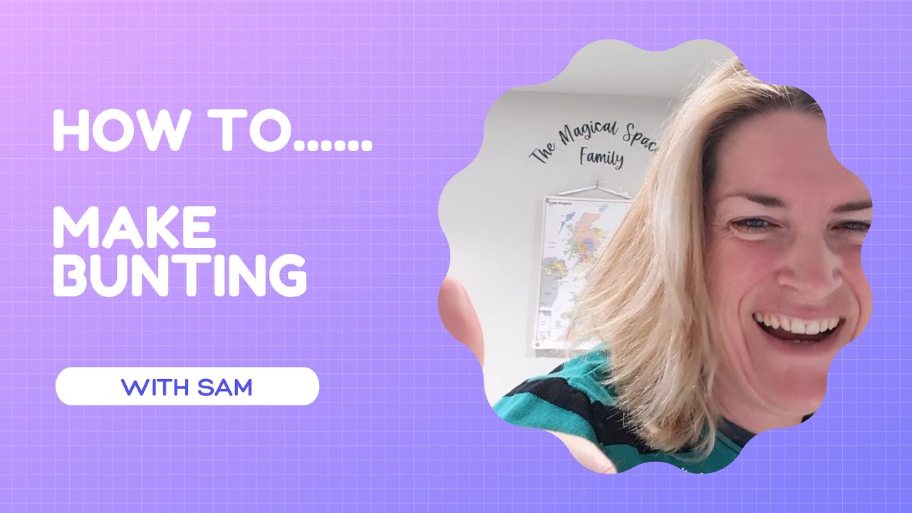 How To.......Make Bunting - YouTube