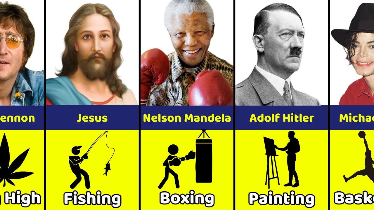 Comparison: Favorite Hobby of Famous People - YouTube