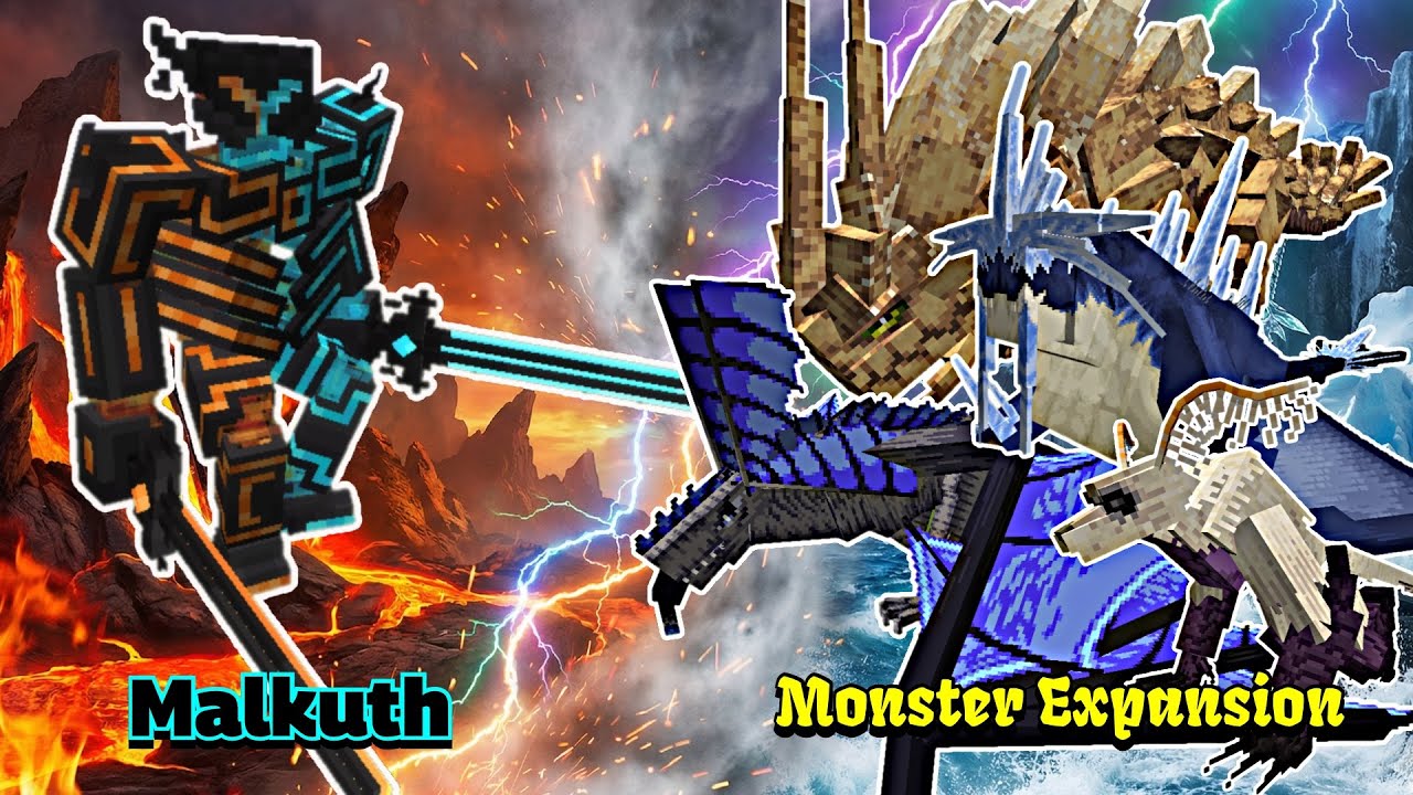 Malkuth VS Monster Expansion | Minecraft |Mobs Battle - YouTube