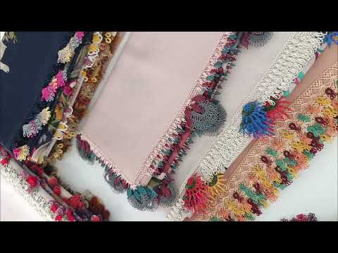 Her çeyizde olması gereken çok gösterişli ağir iğne oyası sıralı oya çıtı pıtı iğne oyası modelleri 