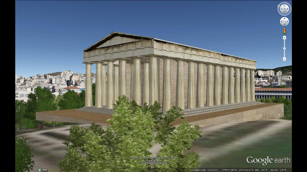 HISTORICAL PLACES OF GREECE IN GOOGLE EARTH PART THREE ( 3/4 ) - YouTube