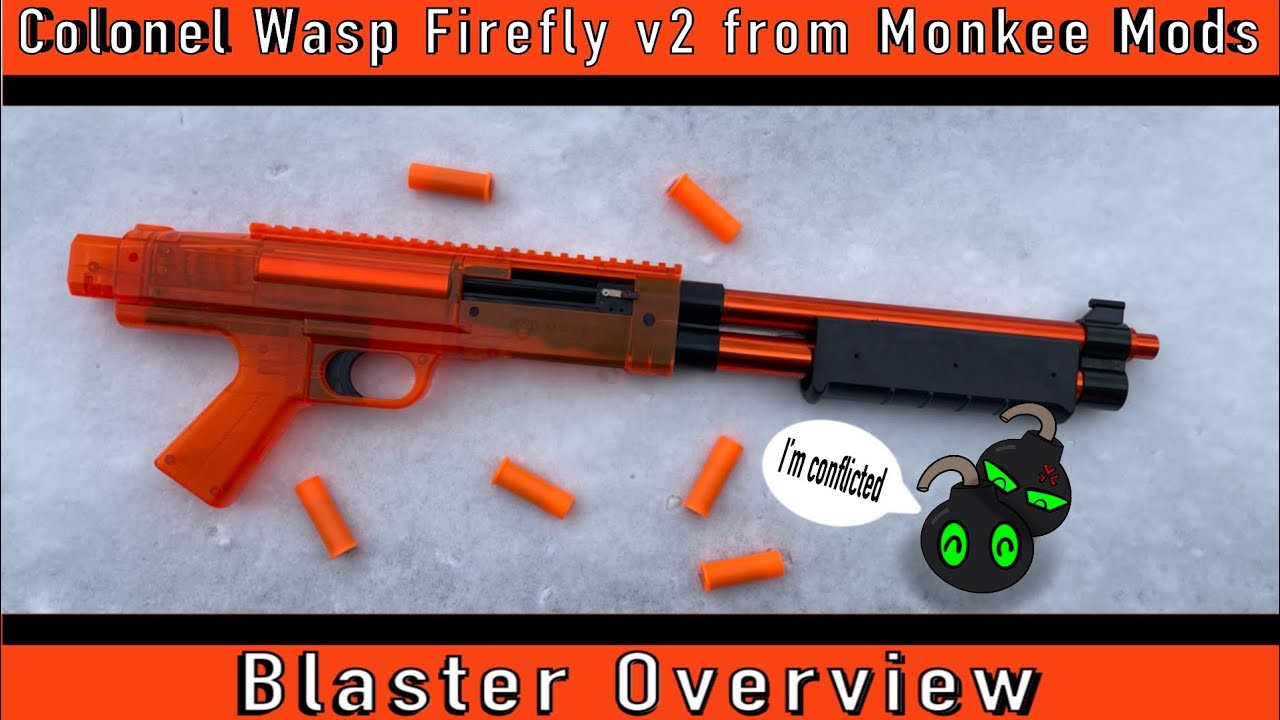 Colonel Wasp Firefly v2 from @monkeemods8393 - Blaster Overview - YouTube
