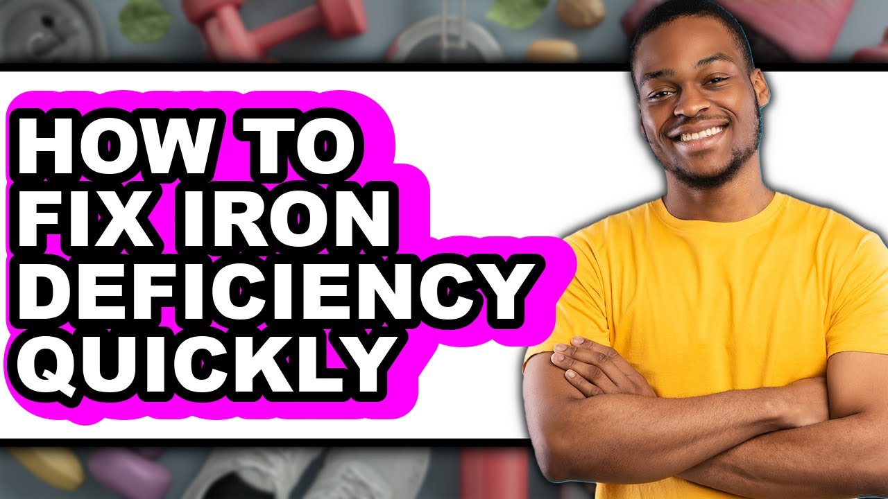 How to Fix Iron Deficiency Quickly - Step by Step - YouTube