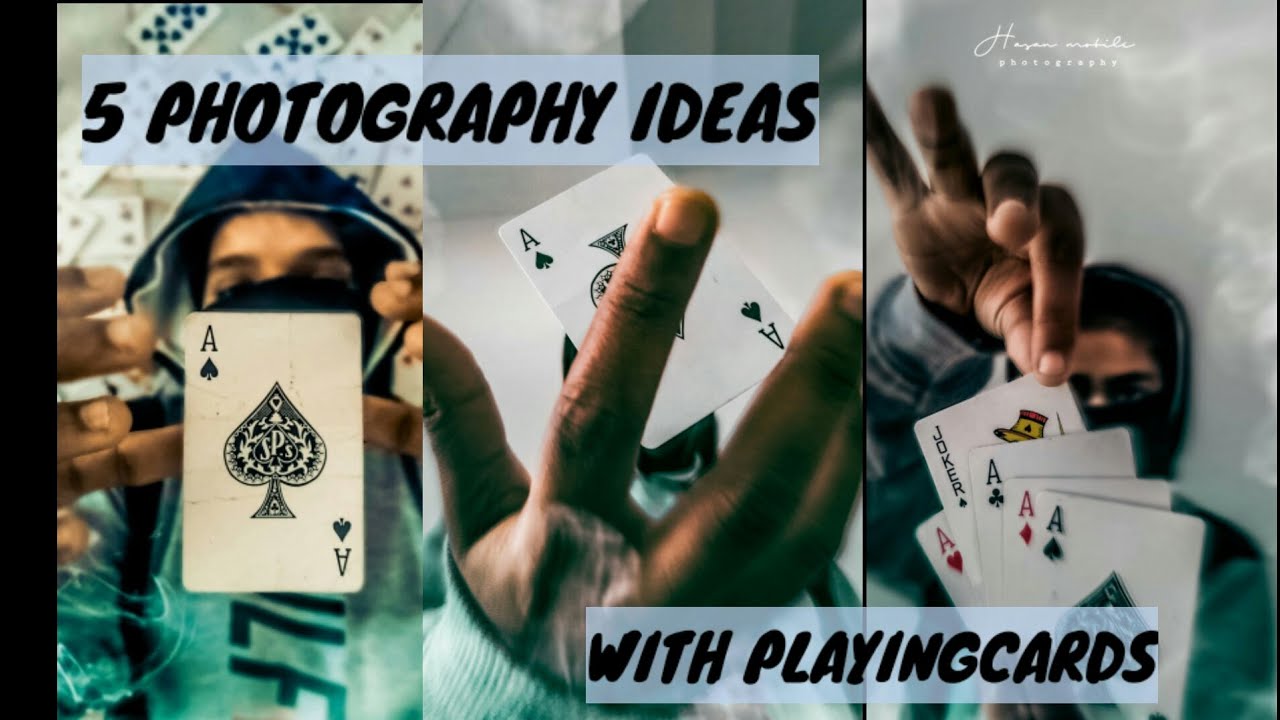 5 Creative Ideas Of Playing Cards Photography With Mobile At Home - YouTube