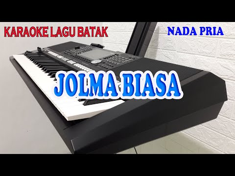 JOLMA BIASA [KARAOKE LAGU BATAK] ARGHADO TRIO ll NADA PRIA G=DO