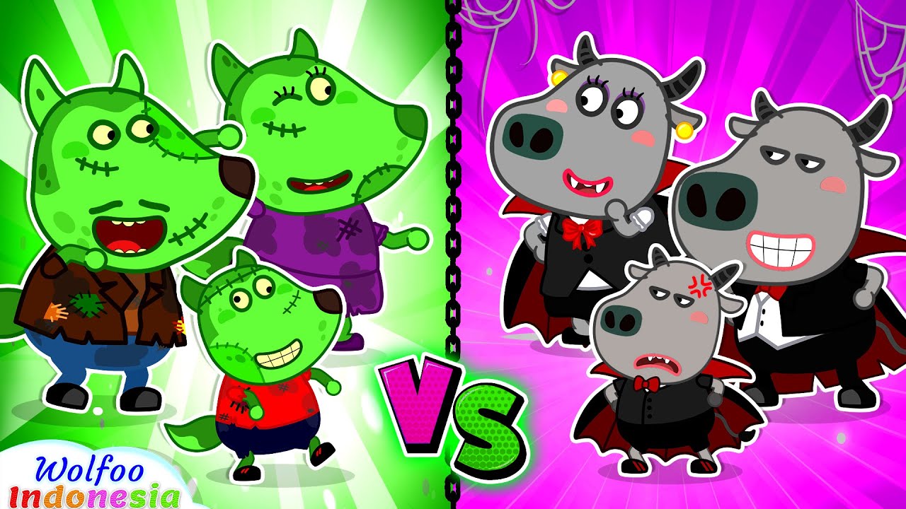 Keluarga Wolfoo Berubah Menjadi Zombie! - Cerita Keluarga untuk Anak ...