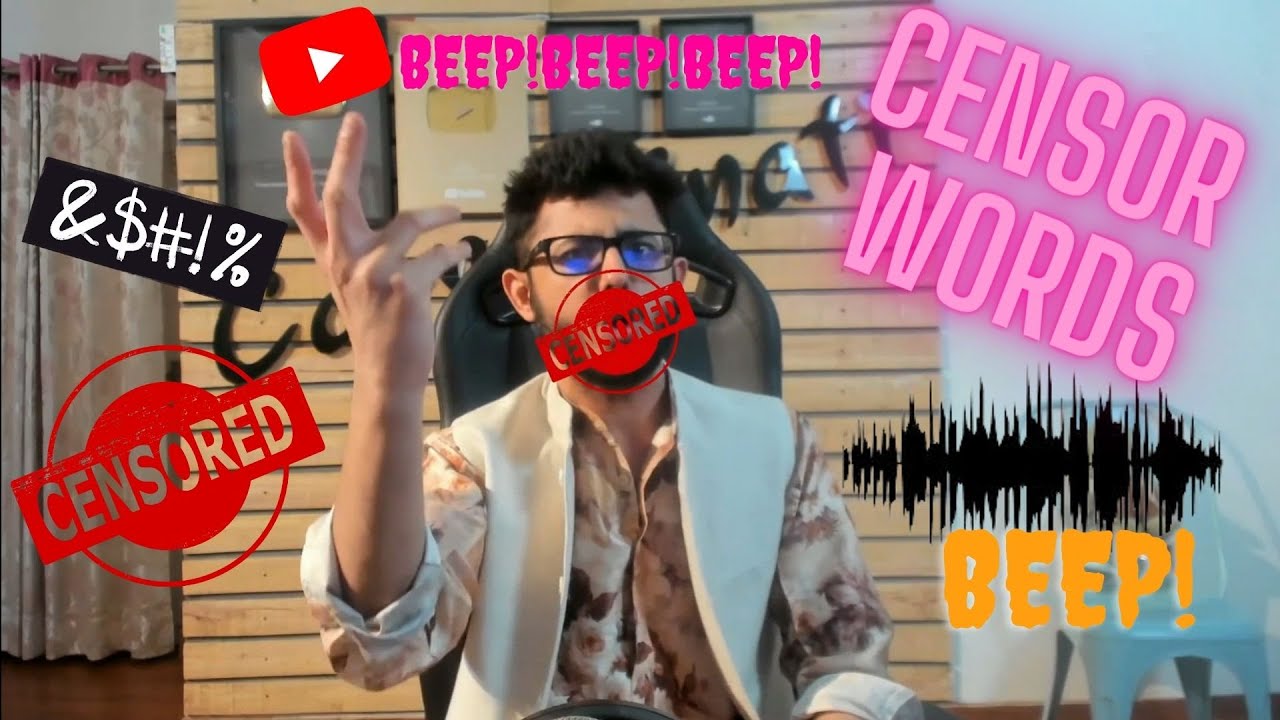 Censor BAD WORDS - Video Editing - Filmora - YouTube