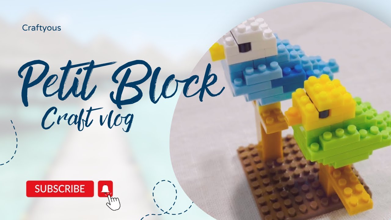 Let’s make petit block things | Cute little birds🐥| Exploring DAISO ...