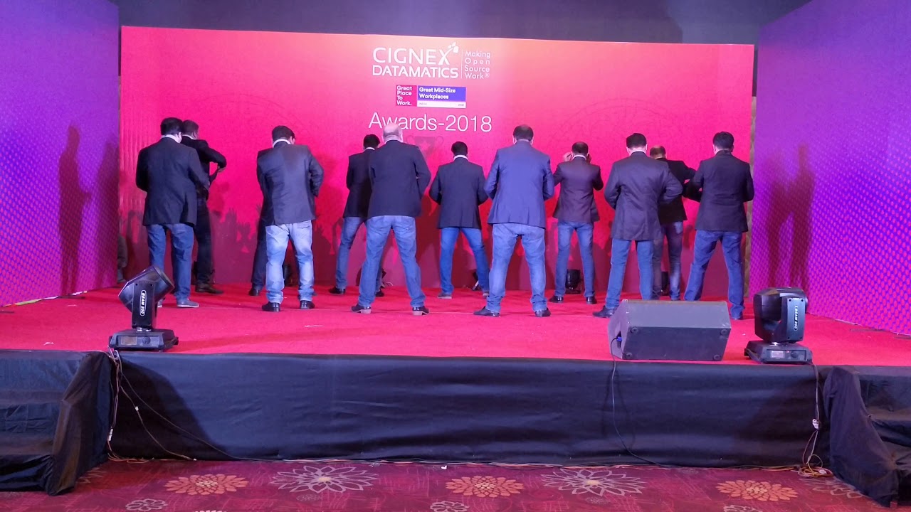 Cignex Datamatics Manager Dance Performance - 2018 - YouTube