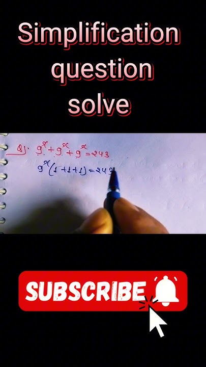 Simplification question solve maths tricks #motivation #ias #upsc #trending #shorts #video - YouTube