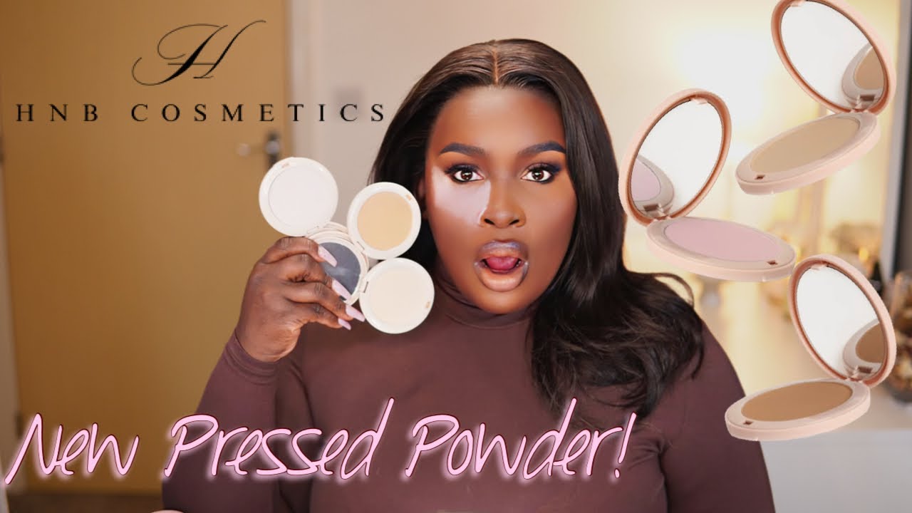 HNB Cosmentics Silky Smooth Pressed Powder Review | Maria Riches - YouTube