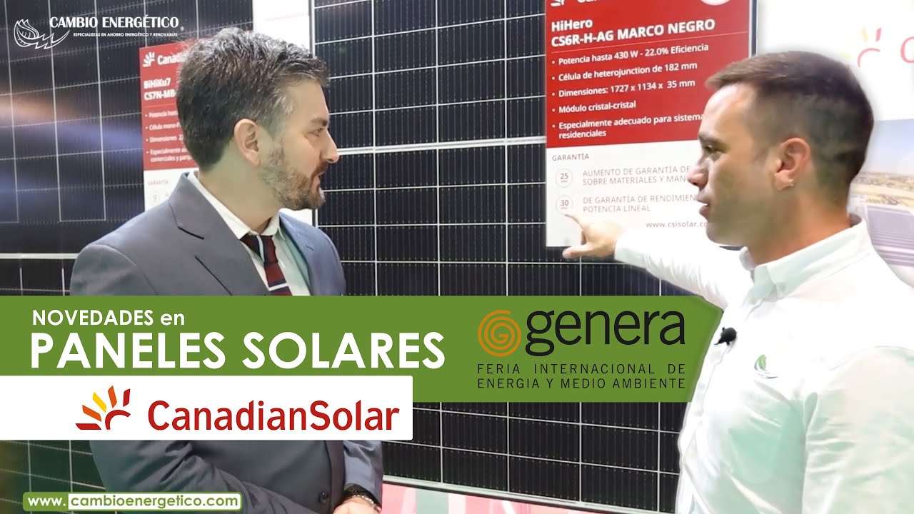 PANELES SOLARES de Canadian Solar: ÚLTIMAS NOVEDADES presentadas en ...