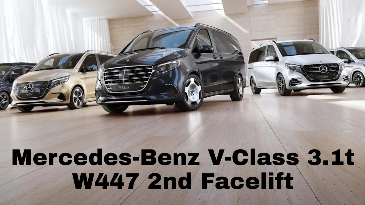 Mercedes-Benz V-Class 3.1t W447 2nd Facelift | Interior and Exterior ...