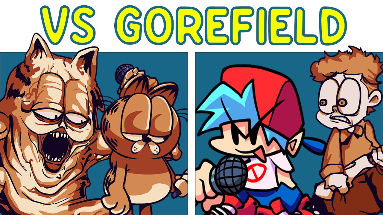 Friday Night Funkin' VS Gorefield FULL WEEK | Garfield Gameboy'd ...