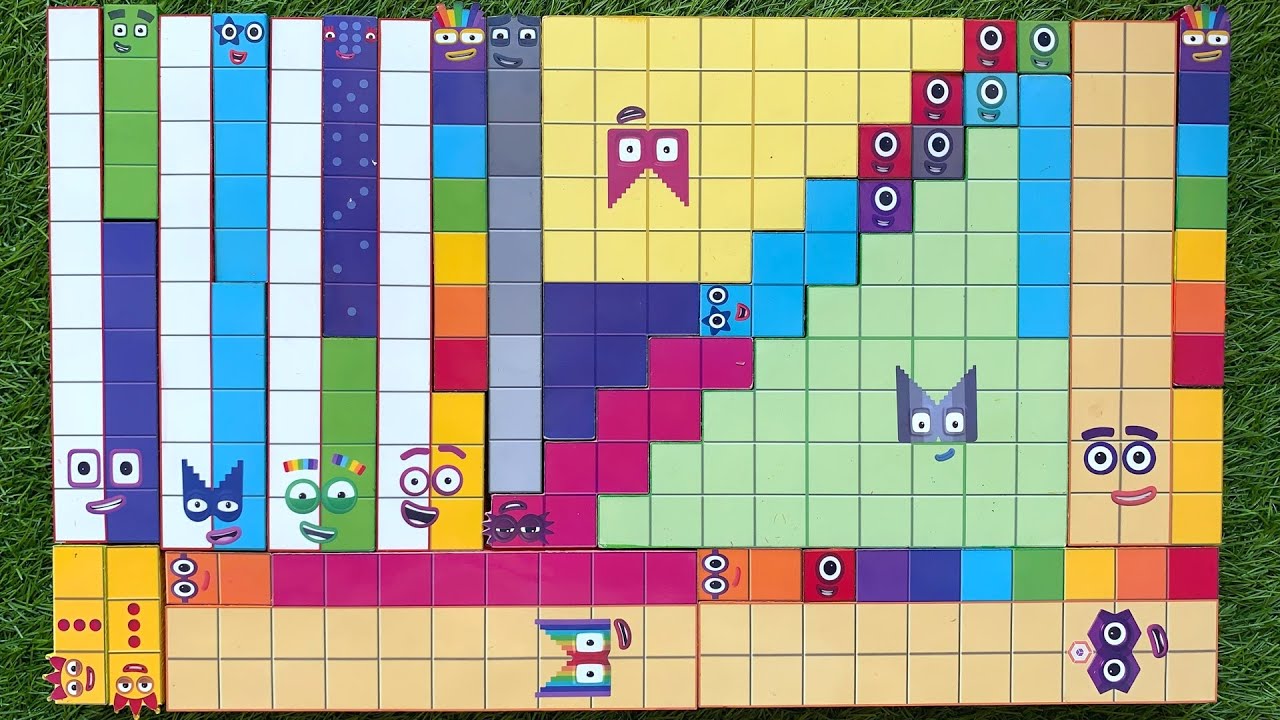 Looking for Numberblocks NEW 45 241 Puzzle Tetris Shape ASMR ...