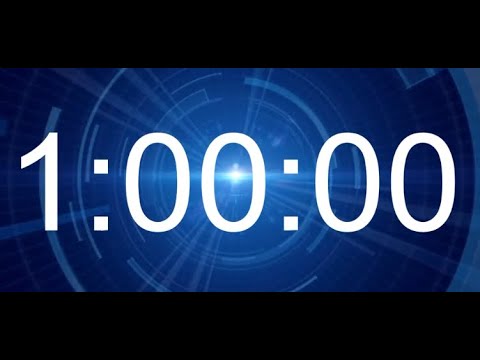 [1 Hour] Count Down Timer and Alarm - YouTube