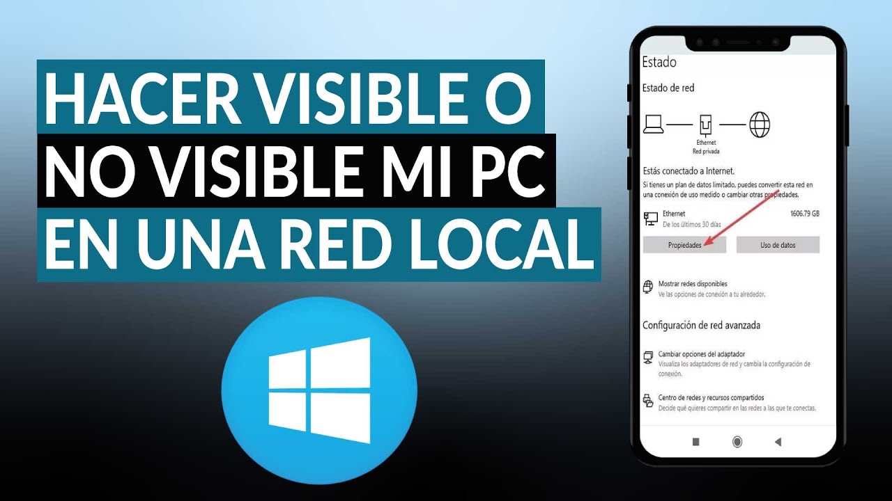 ¿Cómo hacer visible o invisible mi PC WINDOWS 10 en una red local ...