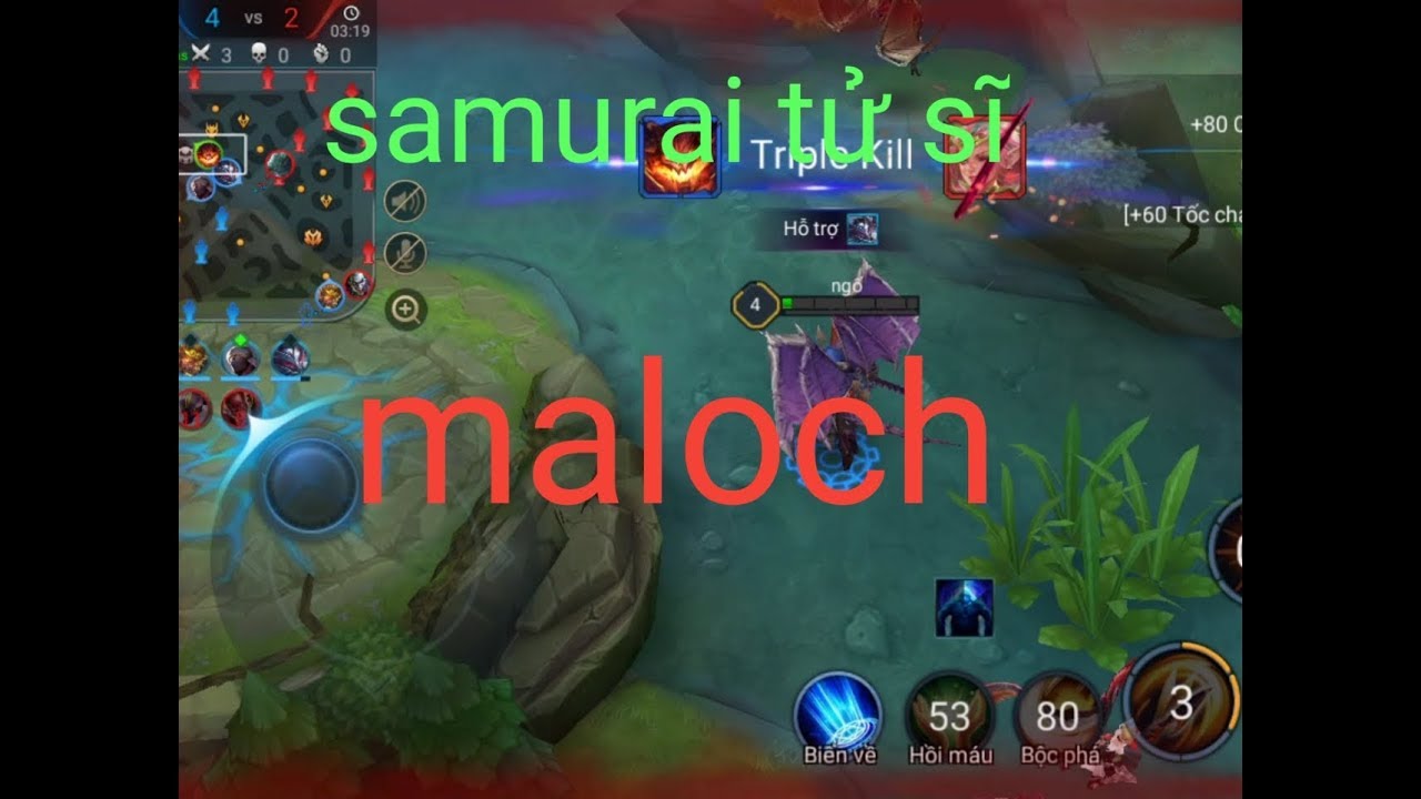 test maloch samurai tử si mạnh NTN - YouTube