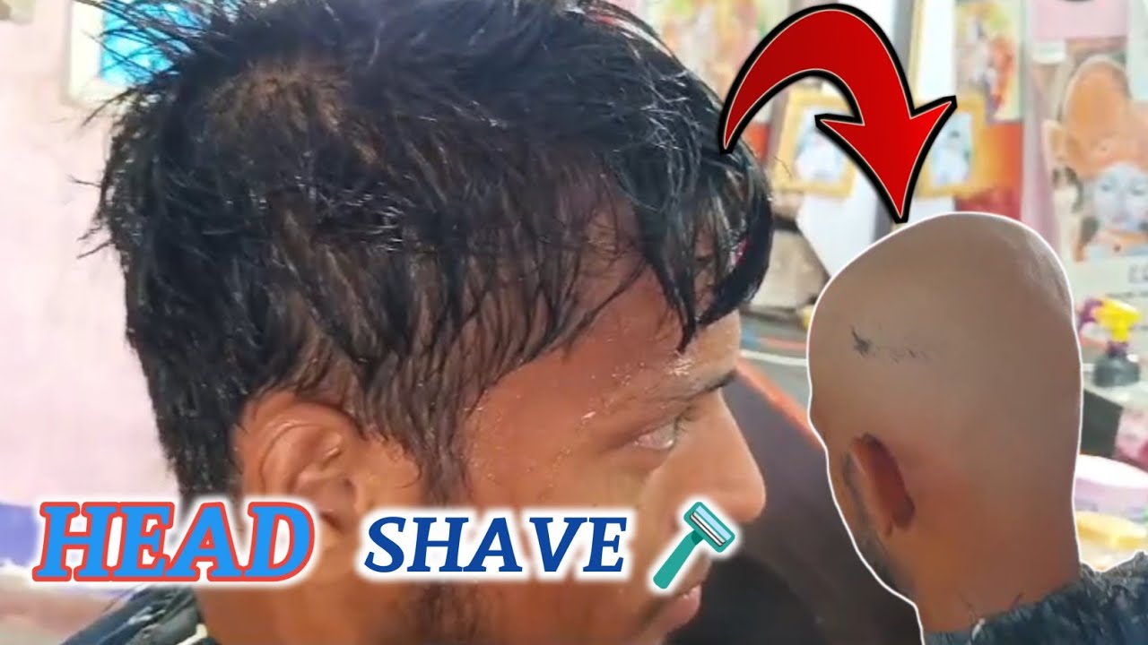 Straight Razor Head Shave part -2 | Head Shave kaise kare 2024 | how to ...
