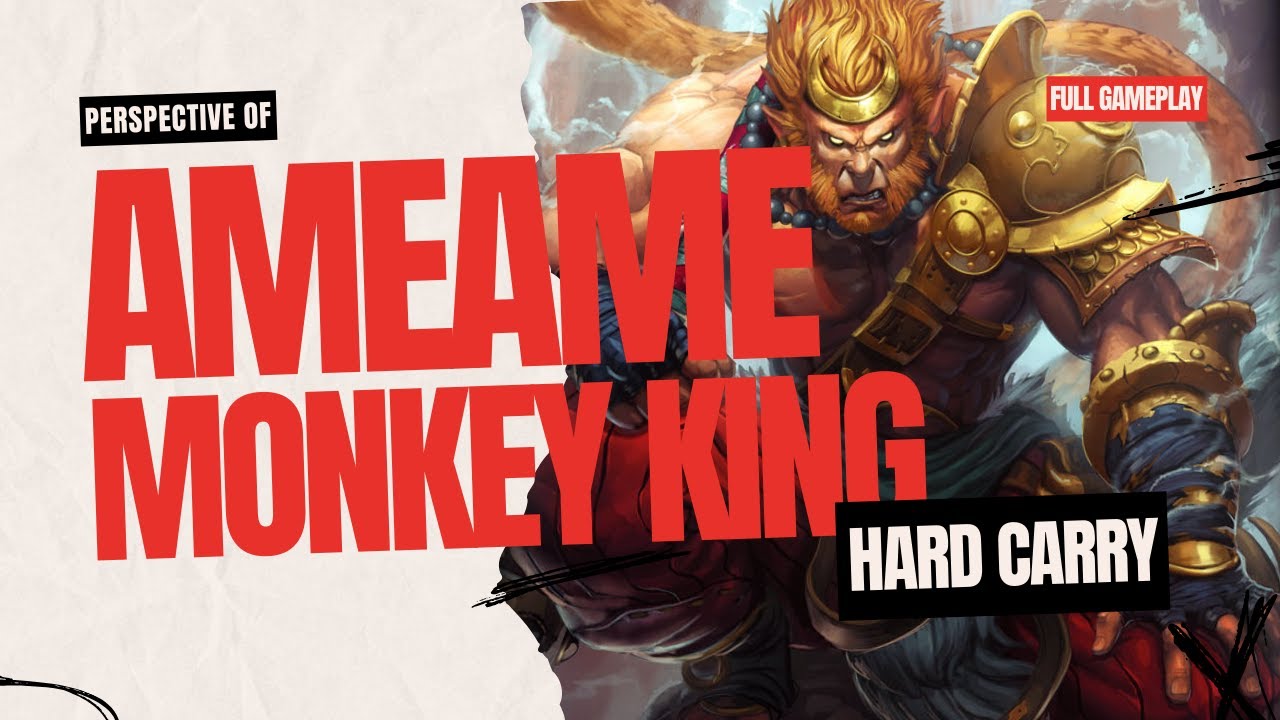 AME MONKEY KING HARD CARRY PERSPECTIVE - DOTA 2 PATCH 7.35D - YouTube
