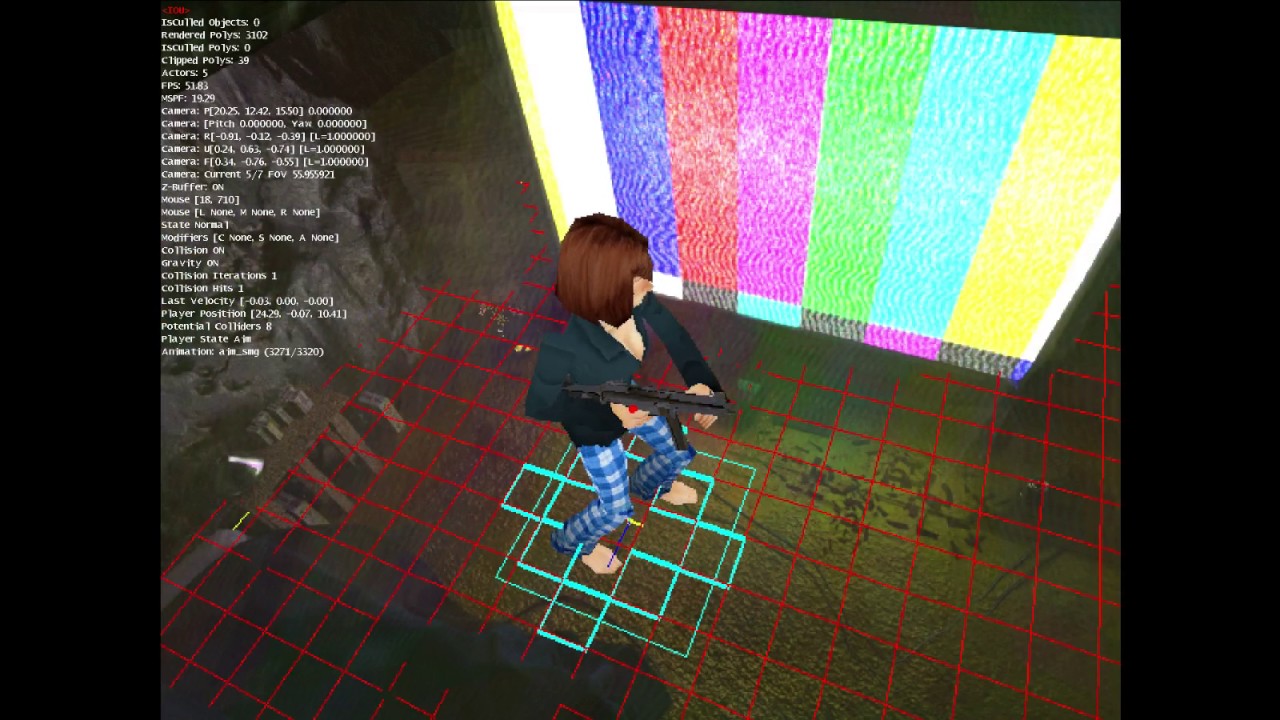 IOU - Prerendered Backgrounds/Depth Maps Test #1 - YouTube