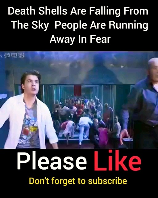 Death Shells Are Falling From The Sky People Are Running Away in fear# ...