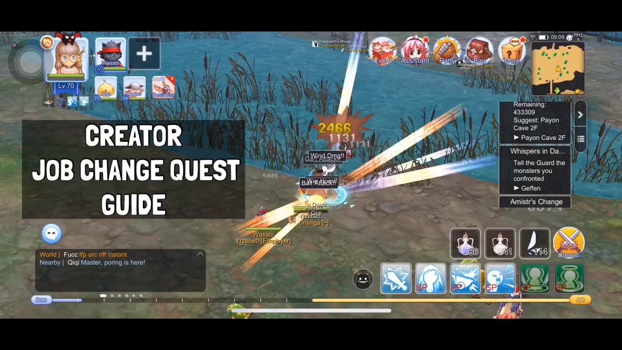 Ragnarok Mobile — Creator Job Change Quest - YouTube