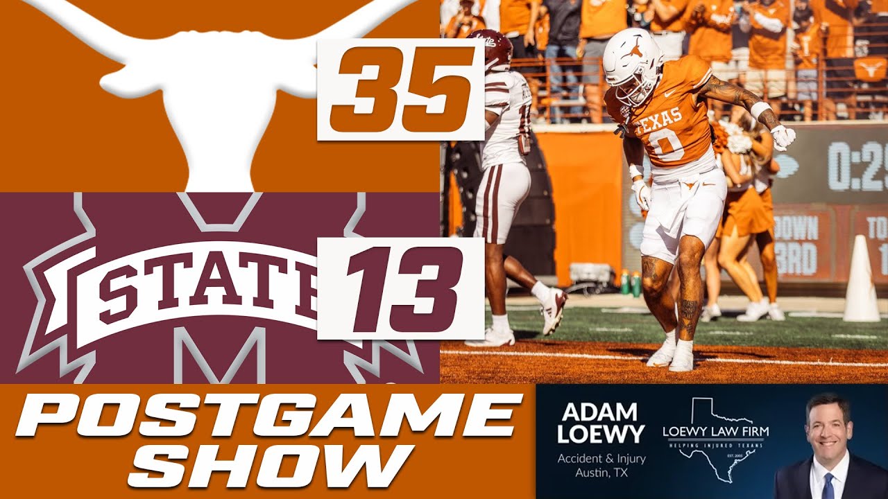 Texas Wins Their First SEC Game! Postgame Show - YouTube
