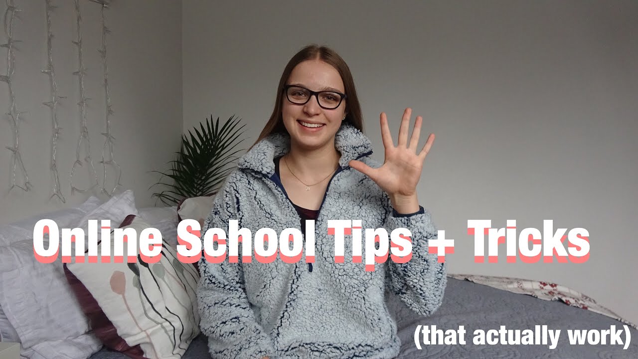 5 Online School Tips and Tricks + How I plan my day - YouTube