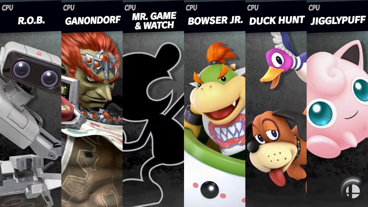 Super Smash Bros. Ultimate - 3DS/Wii U Unlockable Characters Part 2 ...