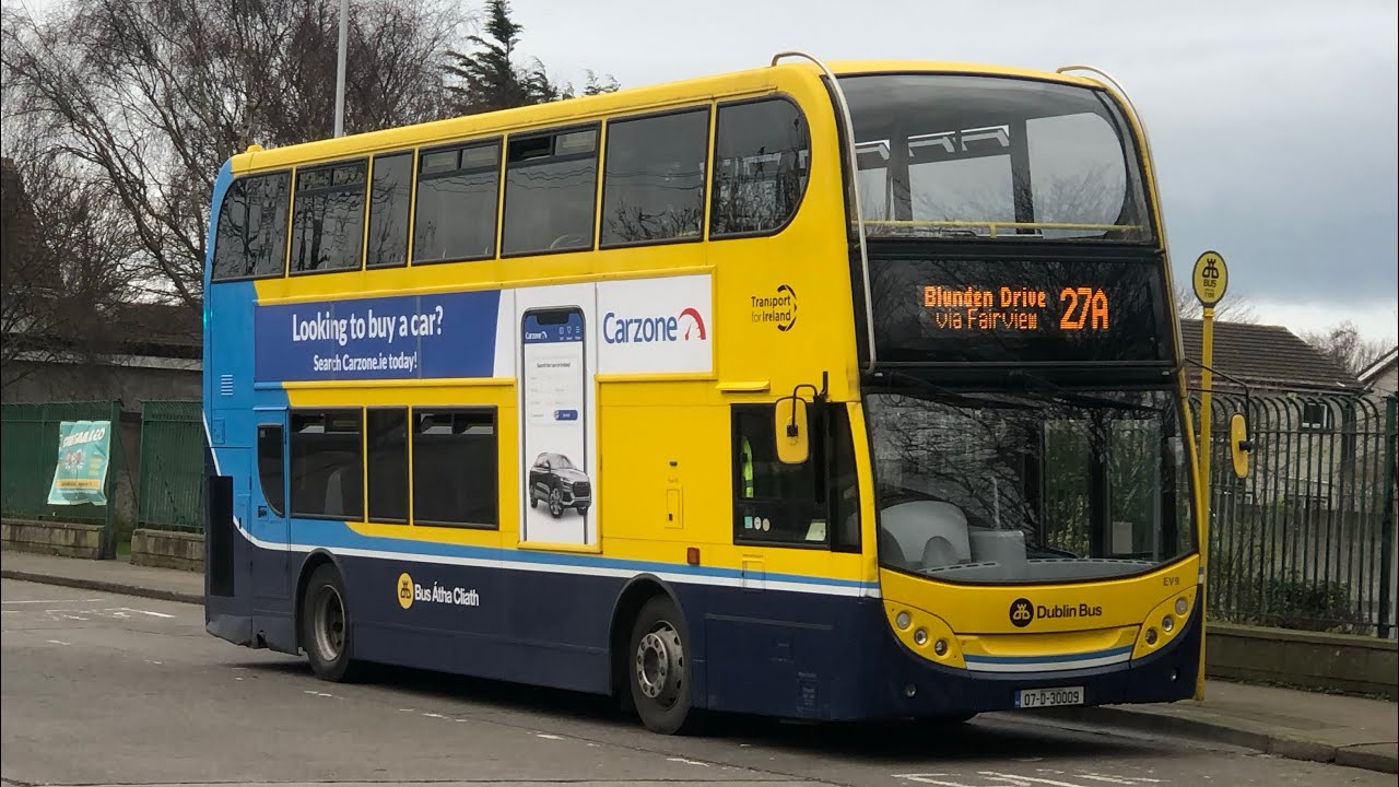 Dublin Bus | Enviro400 Volvo B9TL | EV9 (07-D-30009) | 27A to Blunden ...
