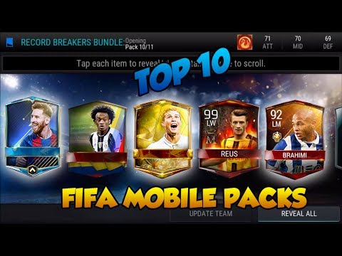 TOP 10 BEST FIFA MOBILE PACKS ! - YouTube
