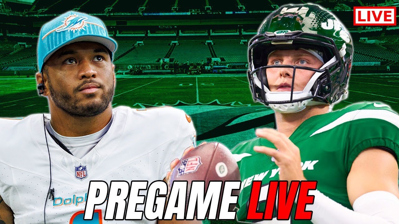 New York Jets vs. Miami Dolphins Pregame Show - YouTube