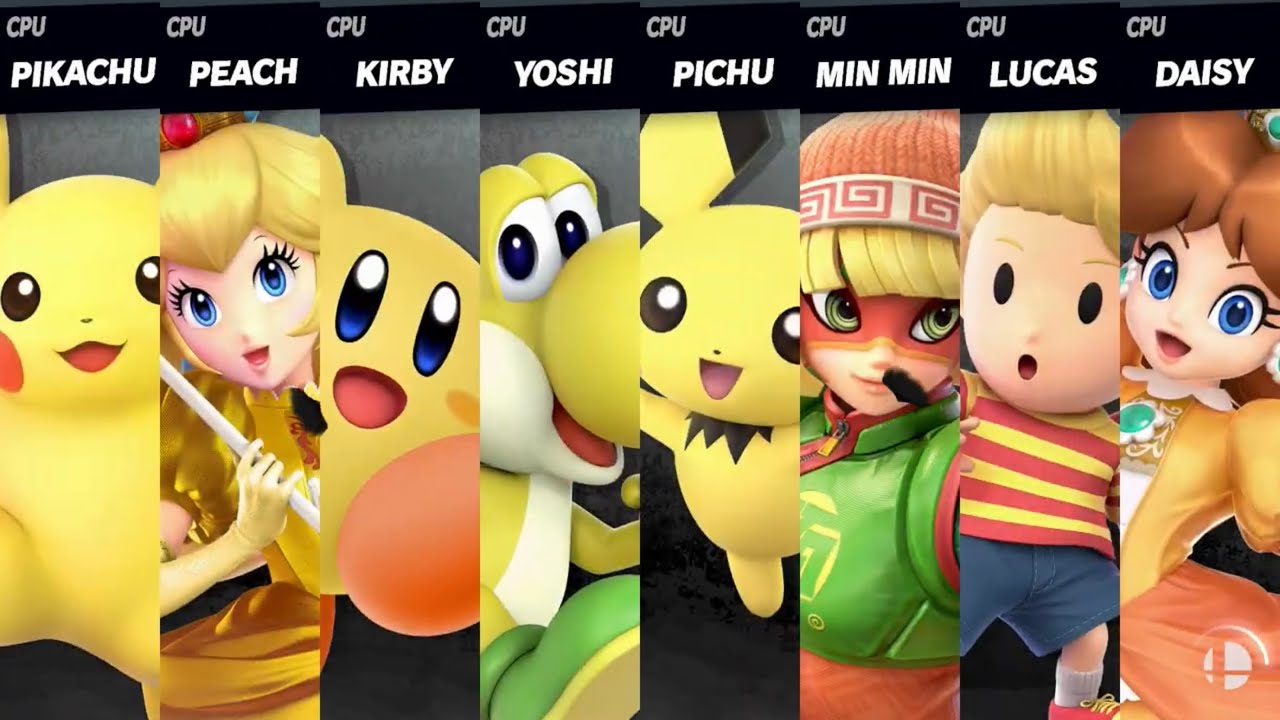 Super Smash Bros. Ultimate - Yellow & Orange Battle - YouTube