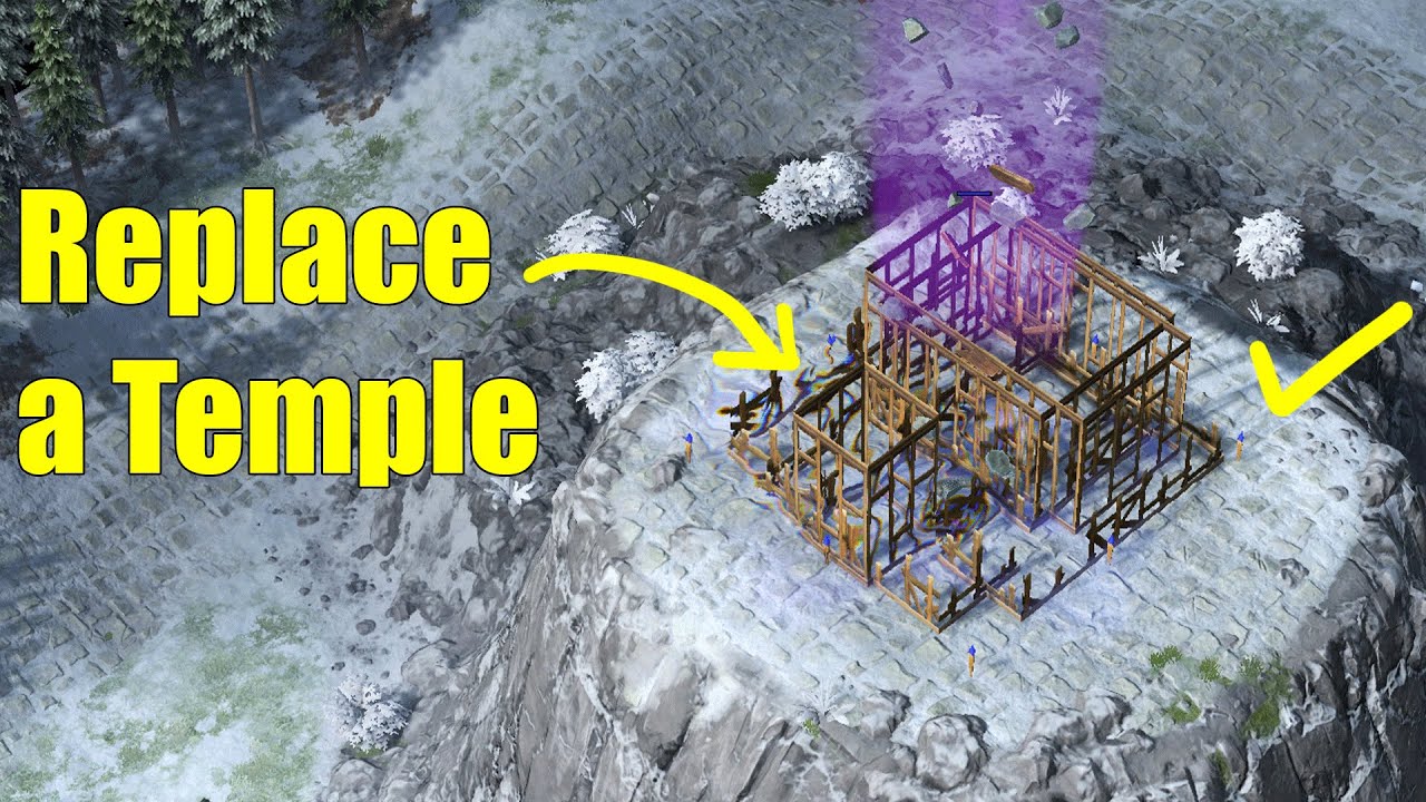 How to Replace a Temple in Age of Mythology - YouTube