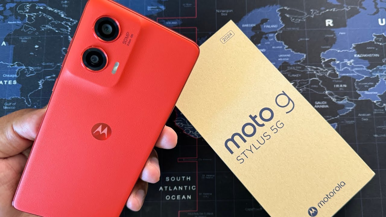 Moto G Stylus 5G (2024) Scarlet (Red) Unboxing and Quick Walkthrough ...
