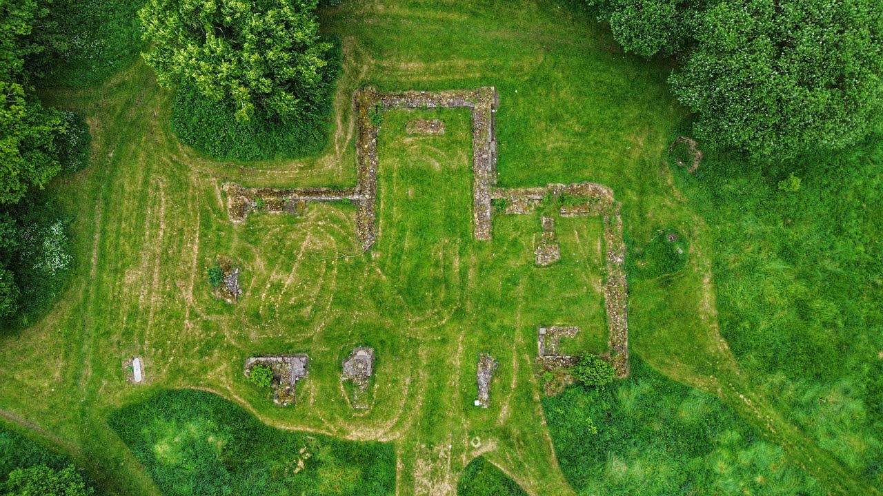 The foundations of Hulton Abbey, a 13th Century Ruin - historical ...