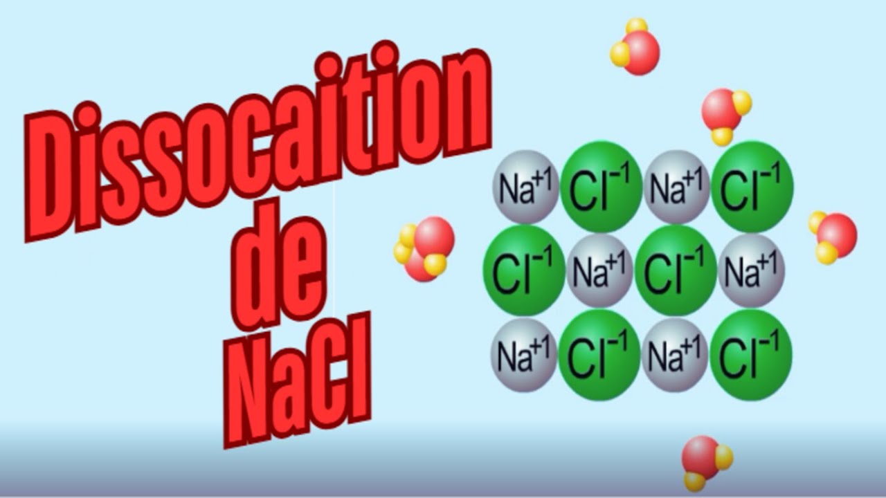 Dissociation of Sodium Chloride (NaCl) - YouTube
