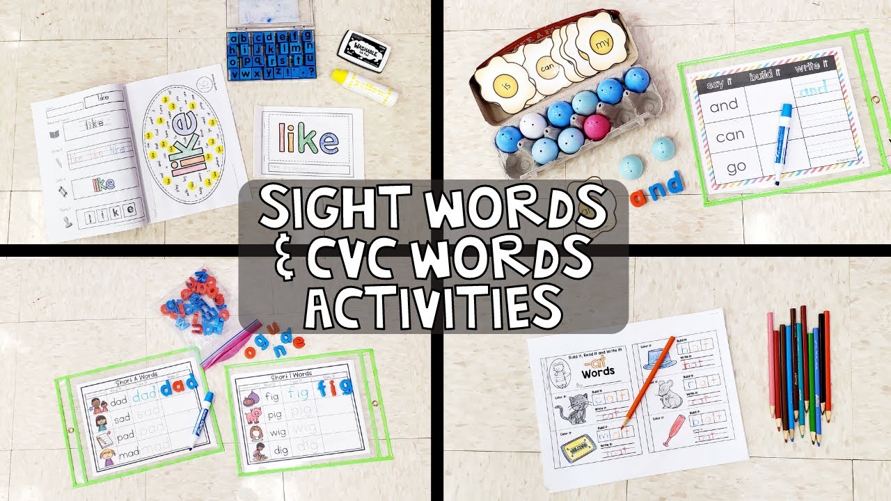 My favorite TPT resources for teaching sight words & CVC words to my ...