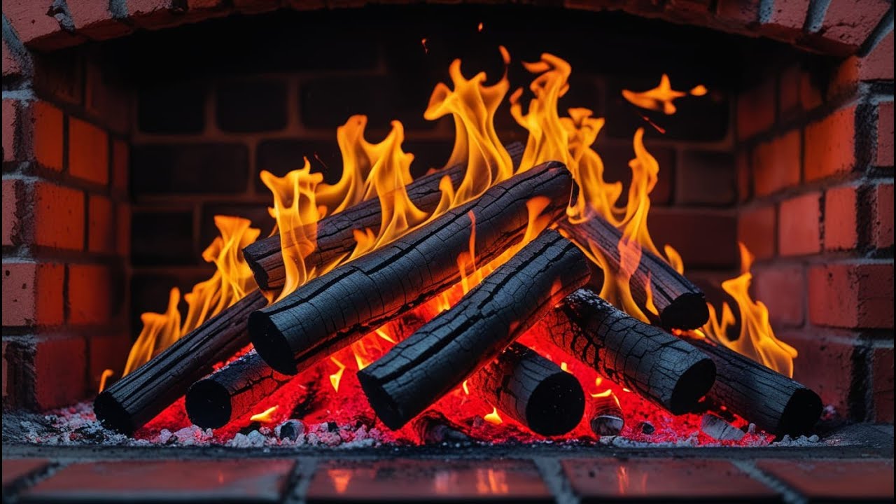 Peaceful Fireplace 4K | Calming Flames & Gentle Fire Crackle for Stress ...