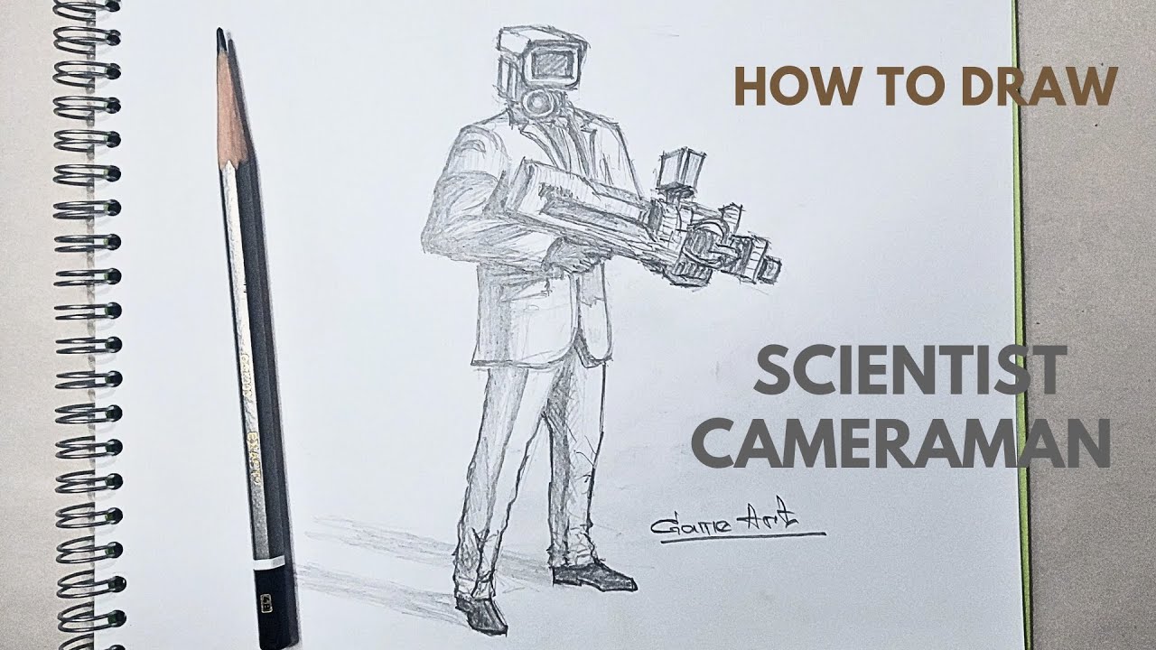 Skibidi Toilet How to draw 😱😱 Scientist Cameraman📹📹 - YouTube