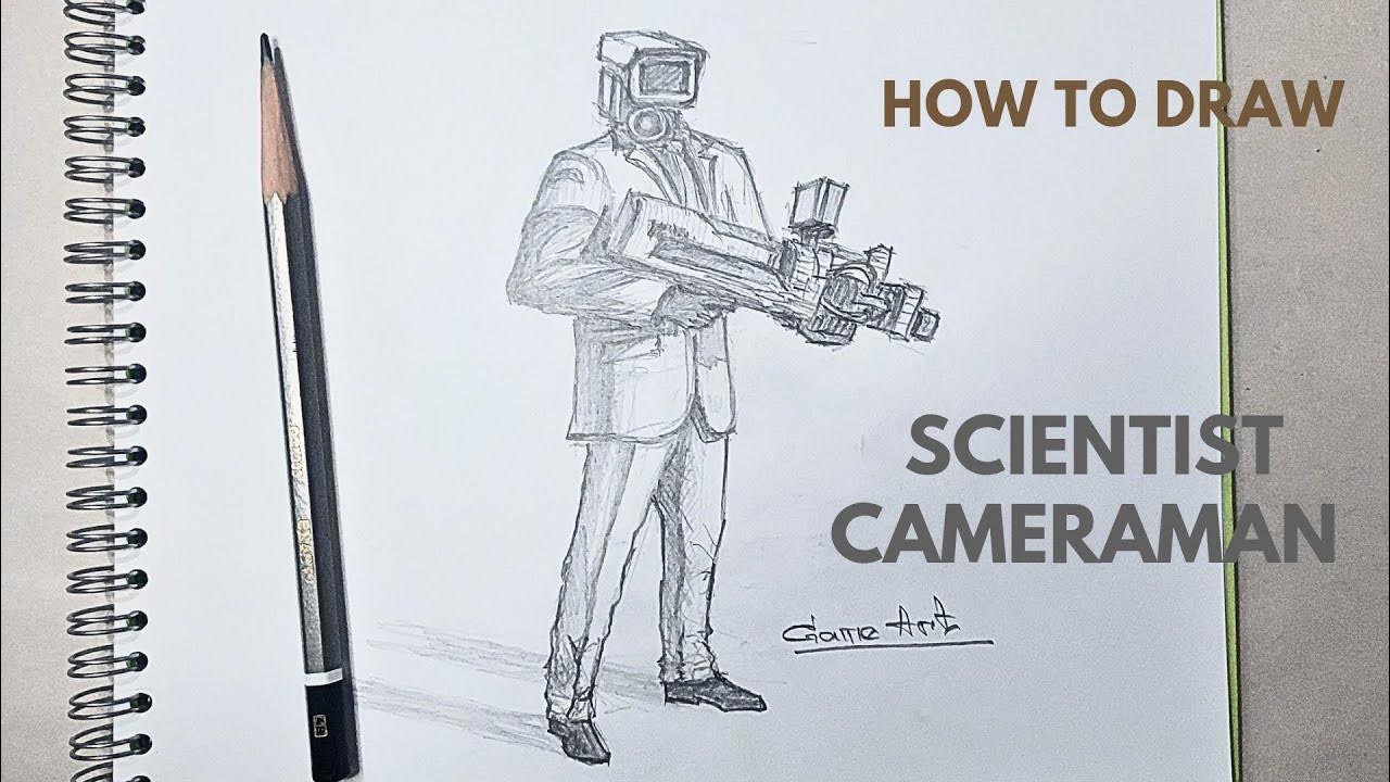 Skibidi Toilet How to draw Scientist Cameraman - YouTube