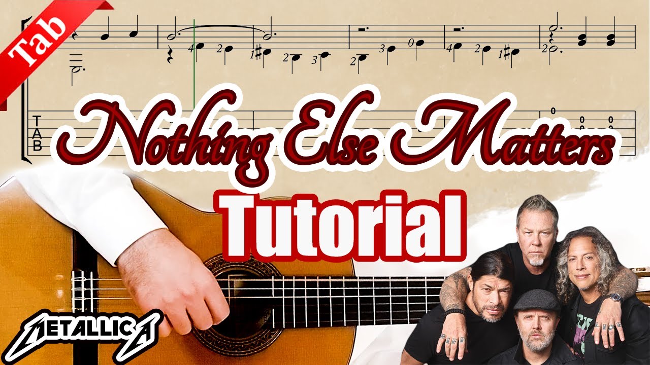 Guitar Lesson - Nothing Else Matters - Metallica - YouTube
