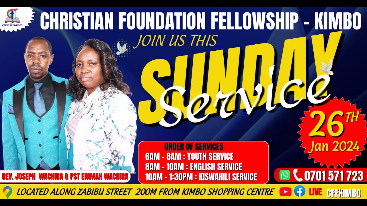 ENGLISH SERVICE ||JOSEPH WACHIRA || CFF KIMBO - YouTube