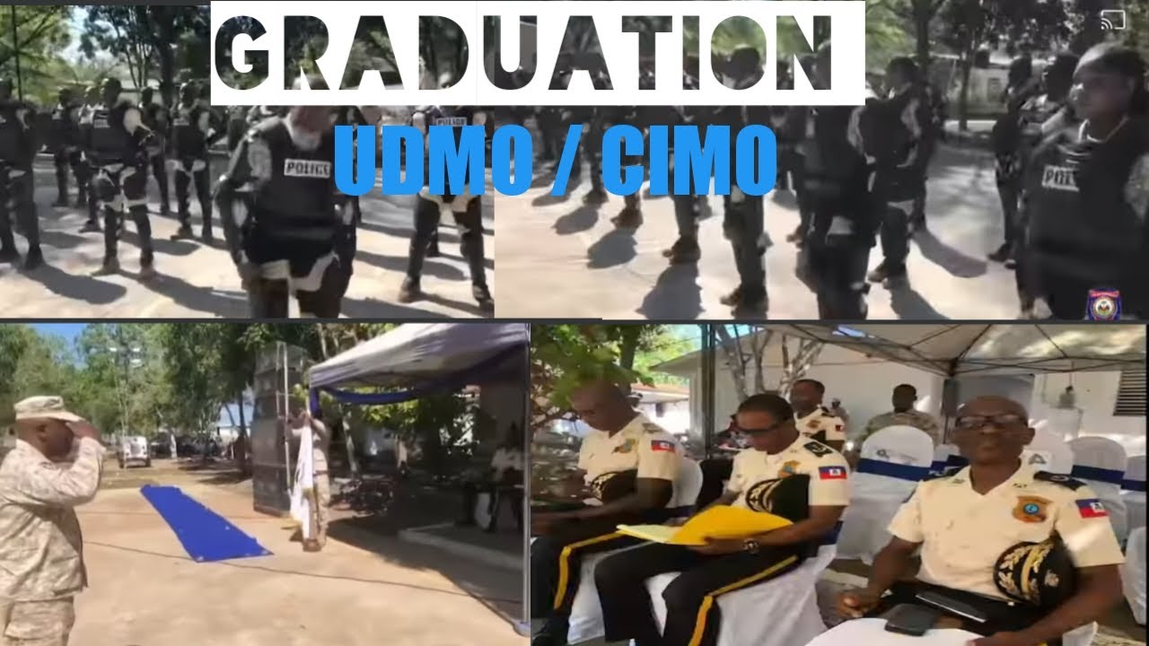 GRADUATION: UDMO / CIMO , 36TH PROMOTION IN FORT-LIBERTE - YouTube