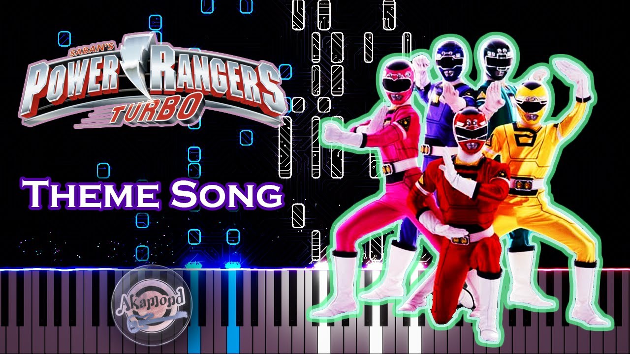 Power Rangers Turbo Theme Song Piano Tutorial And Cover - YouTube