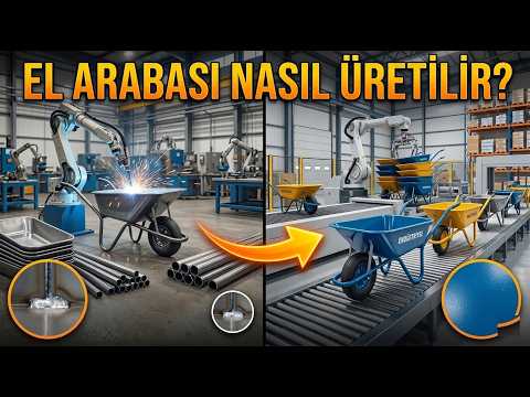 Sac Levhadan Şantiye Canavarına! 🏗️ El Arabası Nasıl Üretilir?