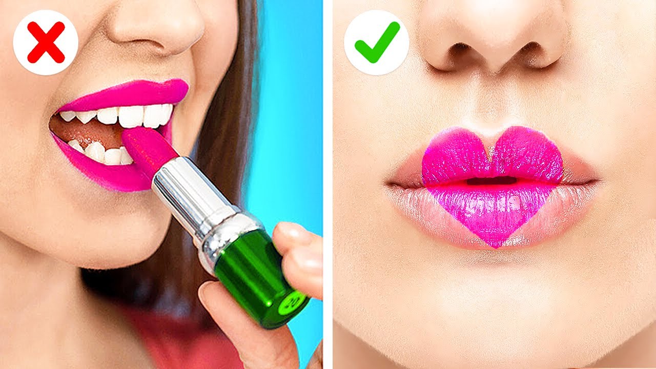 HACK KECANTIKAN KREATIF || Trik Rambut Dan Kuku Agar Gadis Menjadi ...