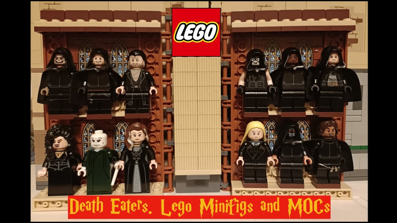 Death Eaters Minifig MOCs. Shorts super cut. LEGO Harry Potter - YouTube